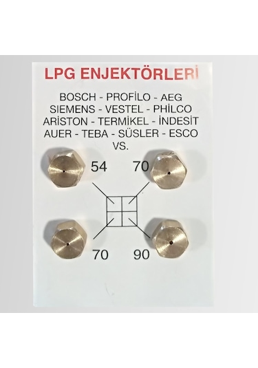 Lpg Ocak Dönüşüm Meme Takımı Üniversal Lokmasız Set Fiyatları ve ...