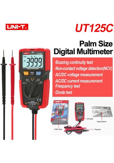 Ut125c-unı-t Multimetre Dijital Profesyonel Otomatik Akıllı Otomatik ...
