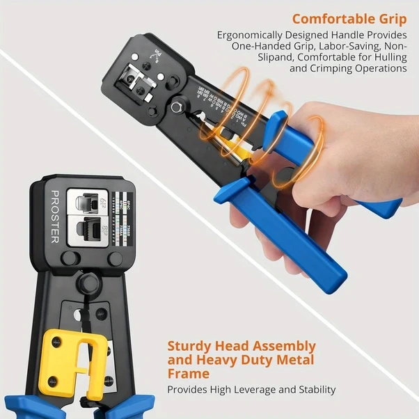 Willowhaven 1 Set Rj45 Crimp Aleti Kiti - Rj45 Paslanmaz Kablo Pense ...