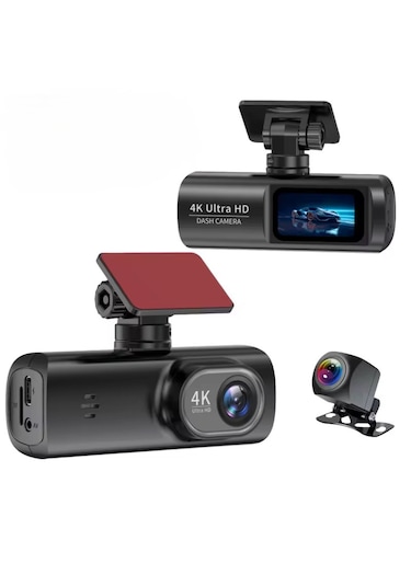Ultratekno V22 4k + 1080p Araç Kamerası Wi-fi G-sensor Night Vision ...