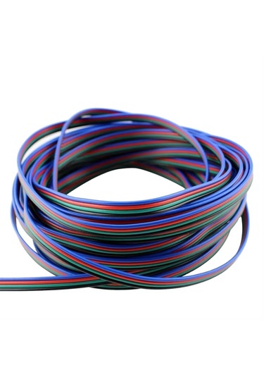 Rgb Kablo 4 Lü Şerit Led Kablosu 4x0.22 Kalaylı %100 Bakır 100m ...