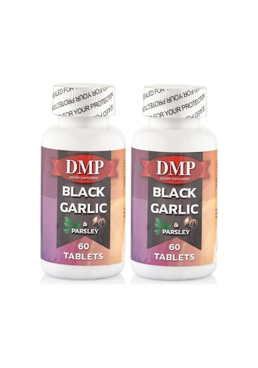 Dmp Black Garlic Siyah Sarımsak Maydanoz 120 Tablet - Hap Kutusu ...