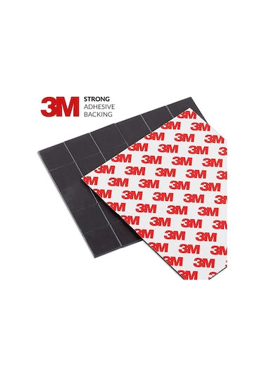3m Yapışkanlı Etiket Magnet Tabaka Mıknatıs 30 Parça - 3x3 Cm Magnet ...