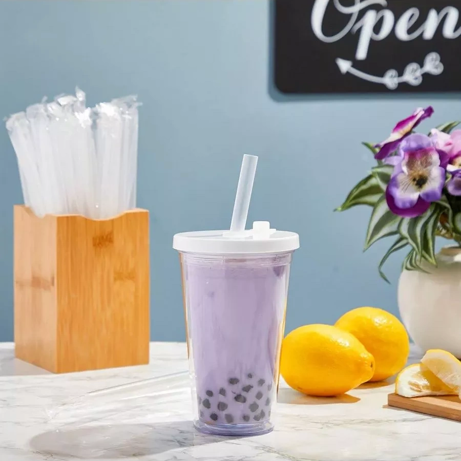 Trubocki Dla Babl Ti Şeffaf Bubble Tea Pipetleri Toplu 100 Adet ...
