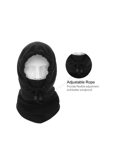 Kış Polar Yüz Kapatma Kadınlar Erkekler Rüzgar Geçirmez Kayak Balaclava ...