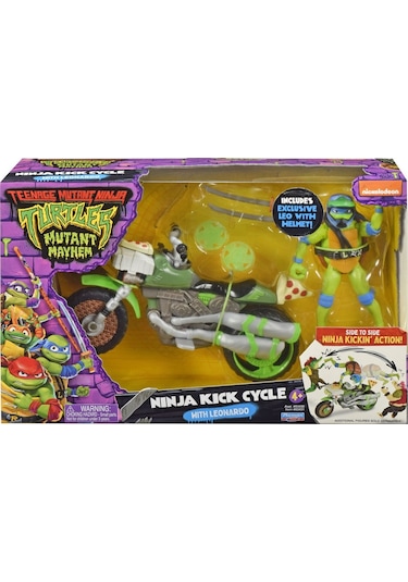 Tmnt Araçlar Ve Figürler Ninja Kick Cycle With Leonardo 83430 Fiyatları ...