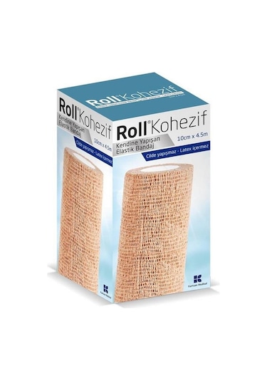 Roll Kohezif Kendinden Yapışan Elastik Bandaj 10cmx4.5m Fiyatları ve ...