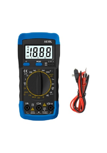 A830l Metre-buzzer Fonksiyonu İle A830l Lcd Dijital Multimetre Arka ...