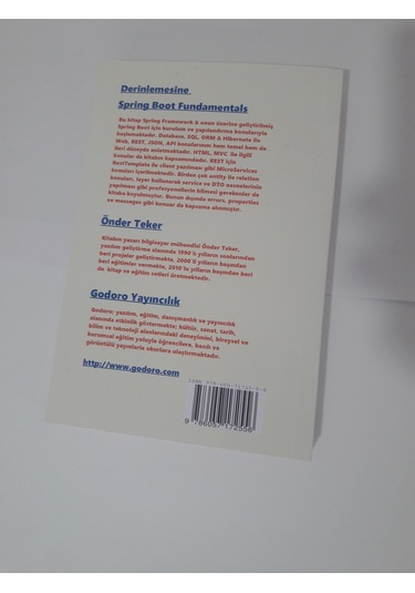 Derinlemesine Spring Boot Fundamentals Fiyatları ve Özellikleri