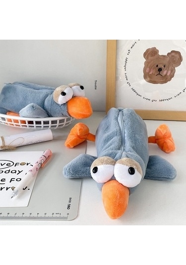 Flybuy Sevimli Robin Peluş Kalem Çantası - Çocuklar Kırtasiye Kutusu ...