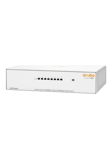 HP Aruba Instant On R8R45A 1430-8G 8 Port GigaBit Yönetilemez Switch ...