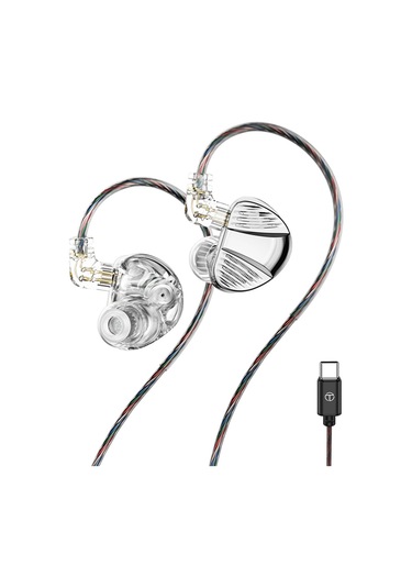 Trn V10 Pro Type-C Çıkarılabilir Kablolu Kulak İçi Kulaklık Gümüş ...