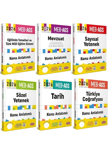 Data 2026 Meb-ags Tüm Dersler Konu Anlatımlı Ultra Serisi 6 Lı Se ...