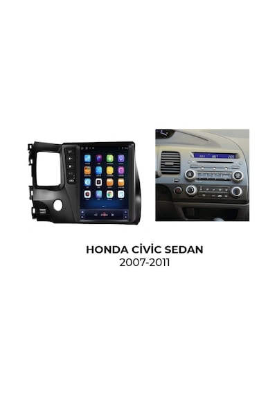 Aln Honda Civic Fd6 Tesla 2006-2012 4gb Ram 64gb Hafıza 4 Çekirdek ...