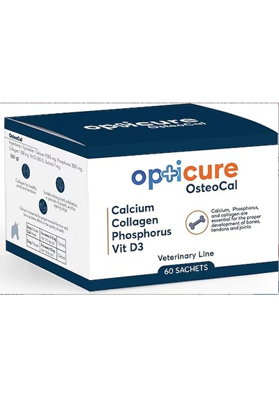 Opticure Osteocal Kedi Ve Köpek Kalsiyum Kolajen Fosfor Ve Vit D3 60 ...