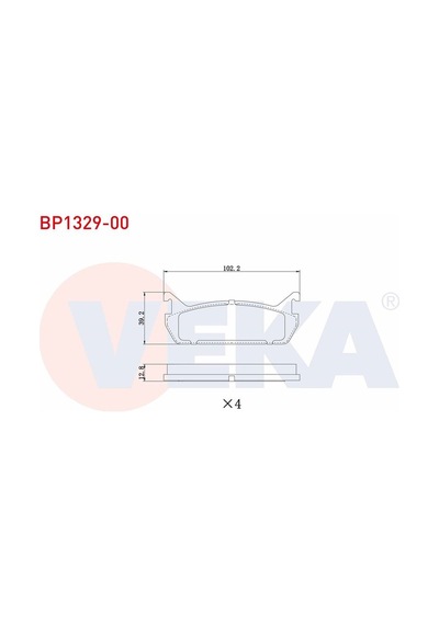 Veka-bp1329-00 - Fren Balata Arka Mazda 323 Vı Bj 2.0i 1998-2 Fiyatları ve Özellikleri