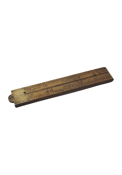 J.rabone & Sons Antika Katlanabilir Ahşap Metre 23,5 İnç 006 0.004 M ...