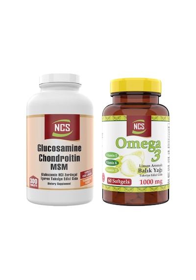 Ncs Glucosamine Chondroitin Msm 300 Tablet + Ncs Omega 3 60 Softgel Fiyatları ve Özellikleri