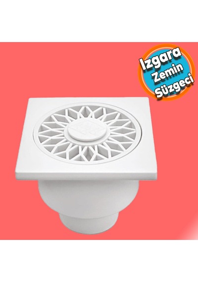 Zemin Yer Süzgeci Banyo Izgara Balkon Lavabo Pis Su Gideri Kapak Kapağı ...