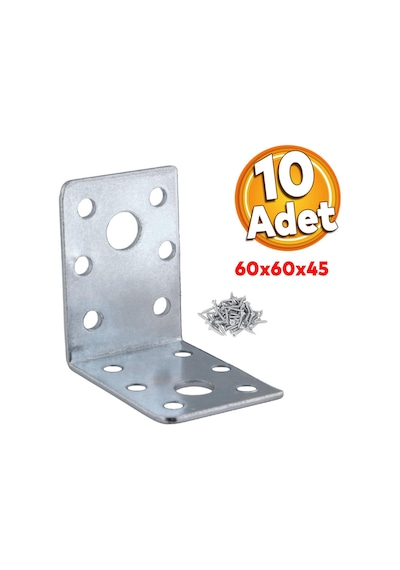 Mobilya Köşe Bağlantı Sabitleme L Demir Deprem Dolap Duvar Birleştirme ...