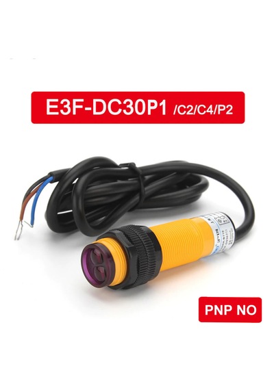 E3F-DS30P1 IR Kızılötesi Mesafe Sensör PNP NO İnfrared Optik 30cm Engel ...