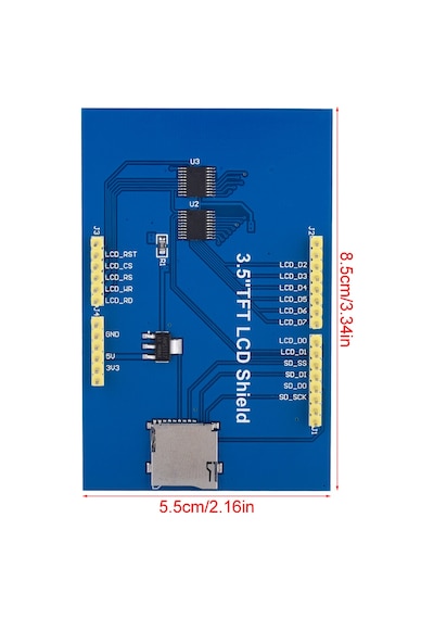 Xiyyadms 3.5 İnç Dokunmatik Tft Lcd Ekran Modülü - 320x480 Çözünürlük ...