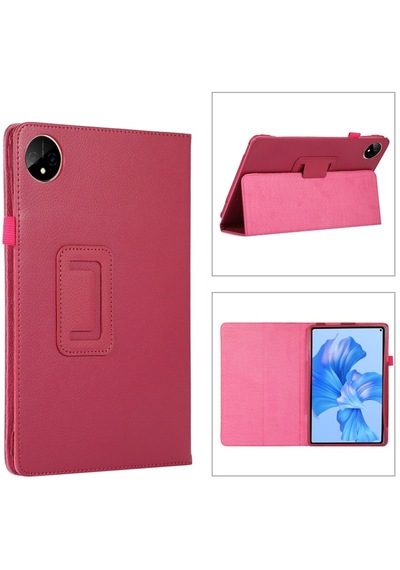 Huawei Uyumlu Matepad Pro 11 İnç 2022 Litchi Doku Deri Tablet Kılıfı ...