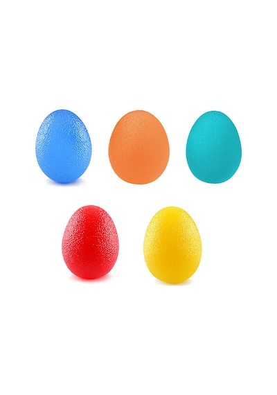 Hombey Silikon El Kuvvet Topları Stres Azaltıcı, Terapi 5'li Paket ...