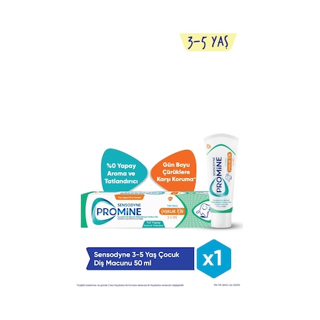 Sensodyne Promine 3-5 Yaş Çocuk Diş Macunu 50 ML - OnuAl Fiyat Arşivi
