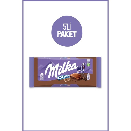 Milka Tablet Oreo Choco 5 x 100 G - OnuAl Fiyat Arşivi