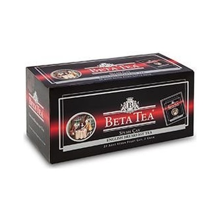 Beta Tea English Breakfast Tea Siyah Bardak Poşet Çay 25 x 2 G - OnuAl ...