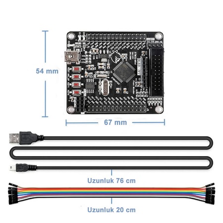 Robizstore-Stm32F103Rct6 Gelistirme Kartı Arm Stm32 32 Bit Arm Cortex M3 Fiyatları ve Özellikleri