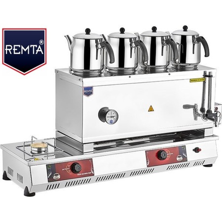 Remta 85 Model 4 Demlikli Gazlı (Ce) + Elektrikli Çay Ocağı 58 Lt ...