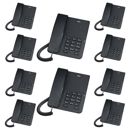 10 Adet Siyah Karel TM140 Masaüstü Ofis Telefon Seti Fiyatları ve ...