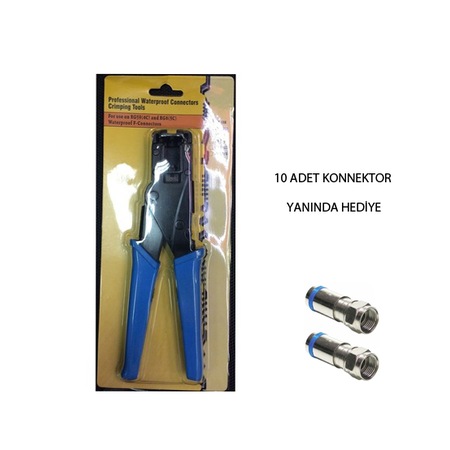 Multibox F Konnektör Sıkma Pensesi + 10 Adet Konnektor Fiyatları ve ...