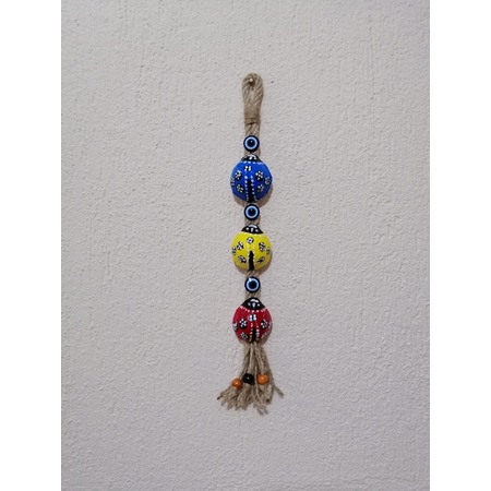 Renkli Uğur Böceği Duvar Süsü. Dekoratif Bahçe Balkon Süsü Fiyatları ve ...