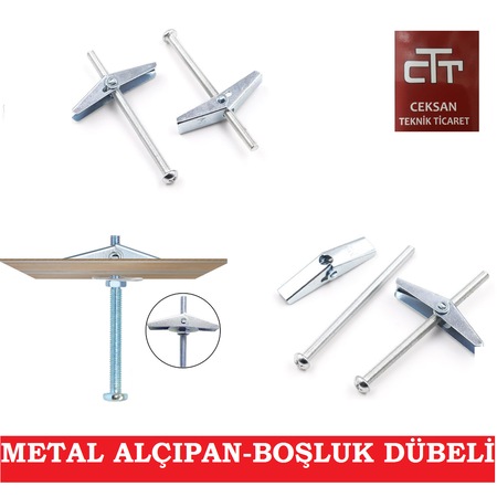 Alçıpan Dübeli Metal 12 ADET Boşluk Dübeli Paraşüt Dübel Fiyatları ve ...