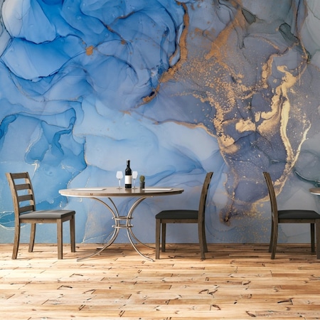 Mavi Mermer Efektli Duvar Kağıdı Fiyatları ve Özellikleri