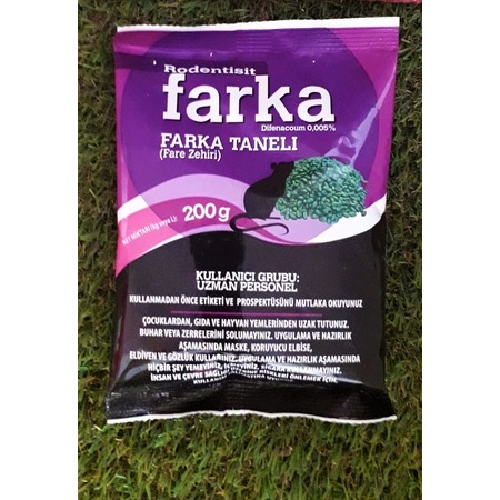 Farka Fare Zehiri 200 Gr 4 Adet Taneli Fare İlacı Fare Zehiri Fiyatları ...