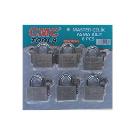 Cmc Master Çelık Asma Kilit Setı 60Mm 8Lü Set Fiyatları ve Özellikleri