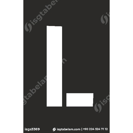 L Harfi Boyama Şablonu Fiyatları ve Özellikleri