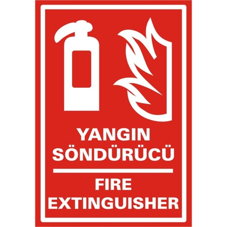 Yangın Söndürücü / Fire Extinguisher Levhası Fiyatları ve Özellikleri