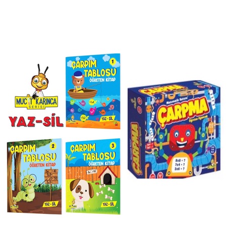 ( 2 Tane Matematik Seti) Çarpma Öğreten Oyuncak-Çarpım Tablosu Ö ...