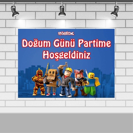 Roblox Doğum Günü 50X70 Cm Roblox Doğum Günü Afişi Fiyatları ve Özellikleri