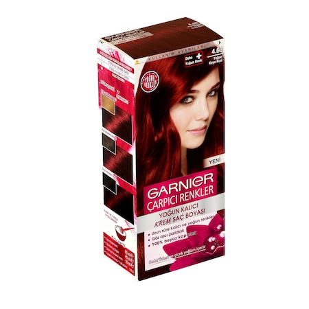 GARNİER ÇARPICI RENKLER SAÇ BOYASI 4.60 YOĞUN KOYU KIZIL Fiyatları ve ...