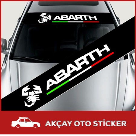 Abarth Sticker Abarth Araç Sticker Araba Sticker Abarth Etiket Kırmızı ...