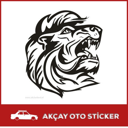 Aslan Sticker Lion Sticker Aslan Oto Sticker Araba Sticker Siyah-15Cm X ...