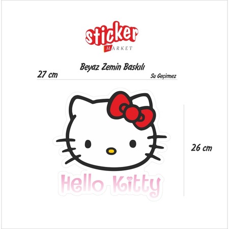 Hello Kitty Sticker (146822843) Fiyatları ve Özellikleri