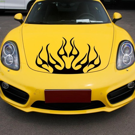 Oto Modifiye Alev Ön Kaput Araba Sticker Fiyatları ve Özellikleri