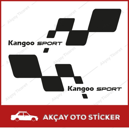 Renault Kangoo Sport Sticker Kango Sticker Renault Oto Sticker ...
